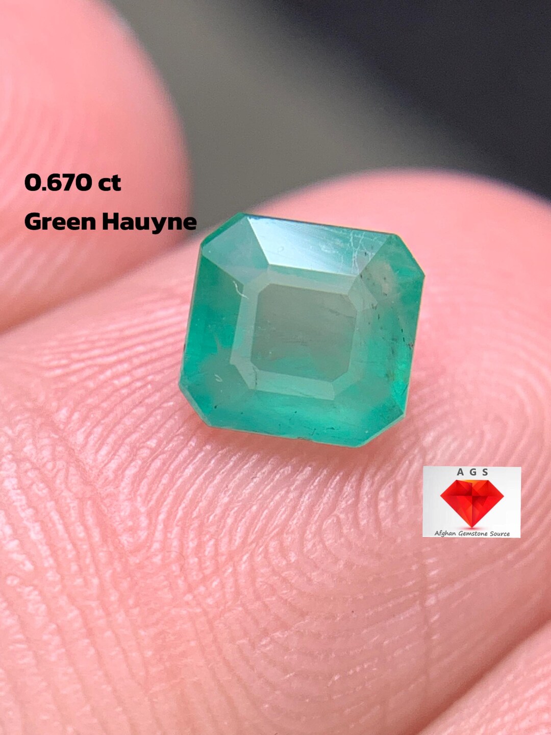 Unveiling the Elegance of a 0.670ct Green Hauyne: A Rare Gemstone With ...