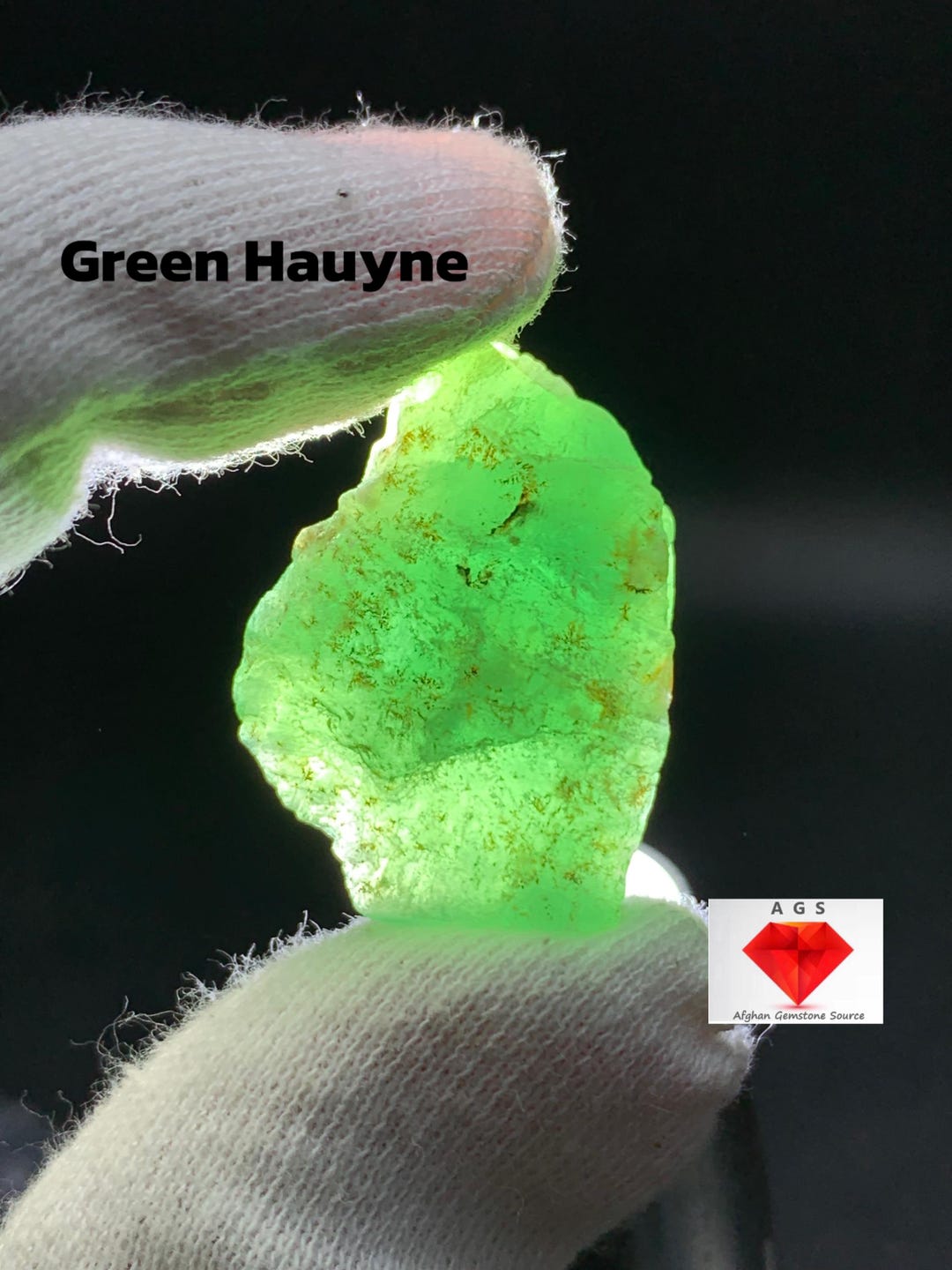 Most Rare 57.50 Ct Green Hauyne Specimen From Badakhshan, Afghanistan ...