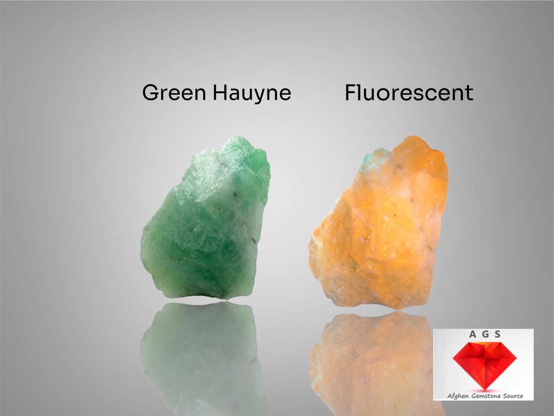 Most Rare 22 Ct Green Hauyne Specimen Combined With Pyrite From ...