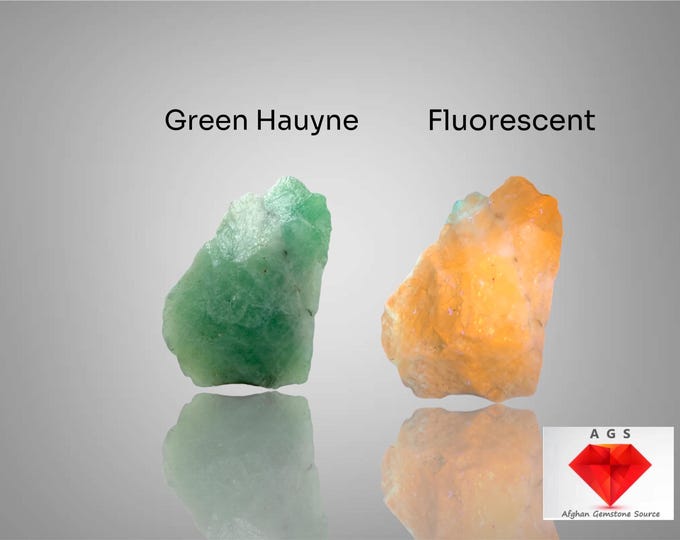 Most Rare 22 Ct Green Hauyne Specimen Combined With Pyrite From ...
