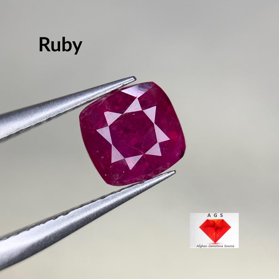 1.450 Ct Ruby From Afghanistan - Etsy