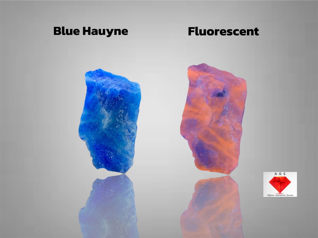 9 Ct Most Rare Blue Hauyne Specimen From Badakhshan, Afghanistan - Etsy