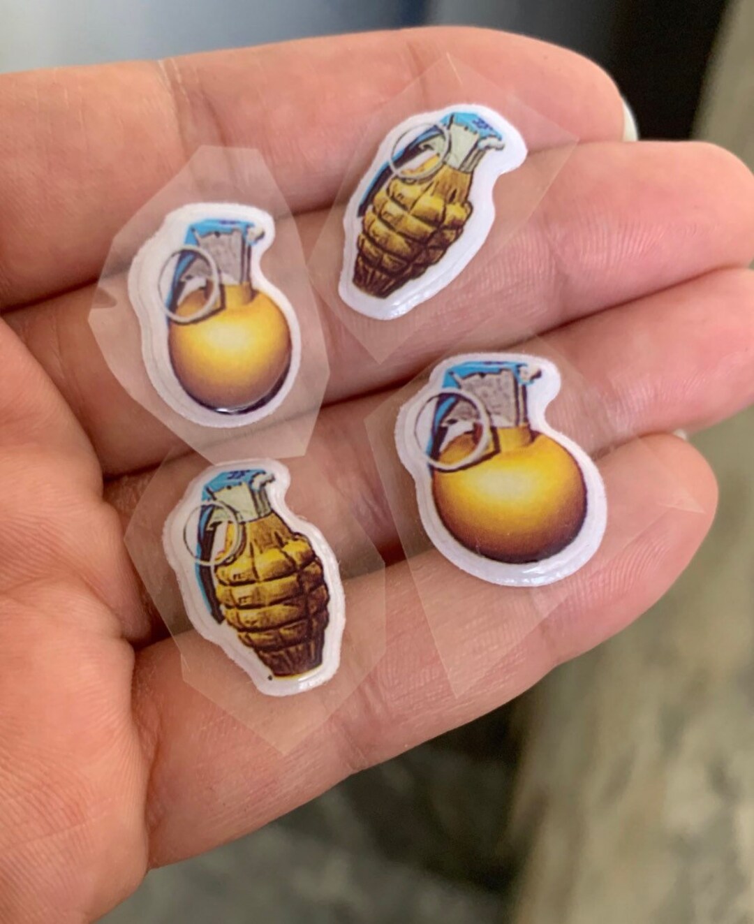 Plastic Grenade Stickers Waterproof Stronghold Laptops - Etsy