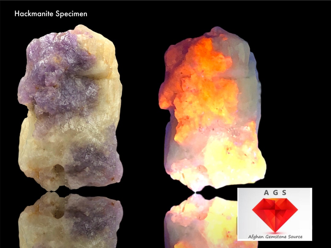 27 Ct Fluorescent Hackmanite Specimen From Afghanistan - Etsy