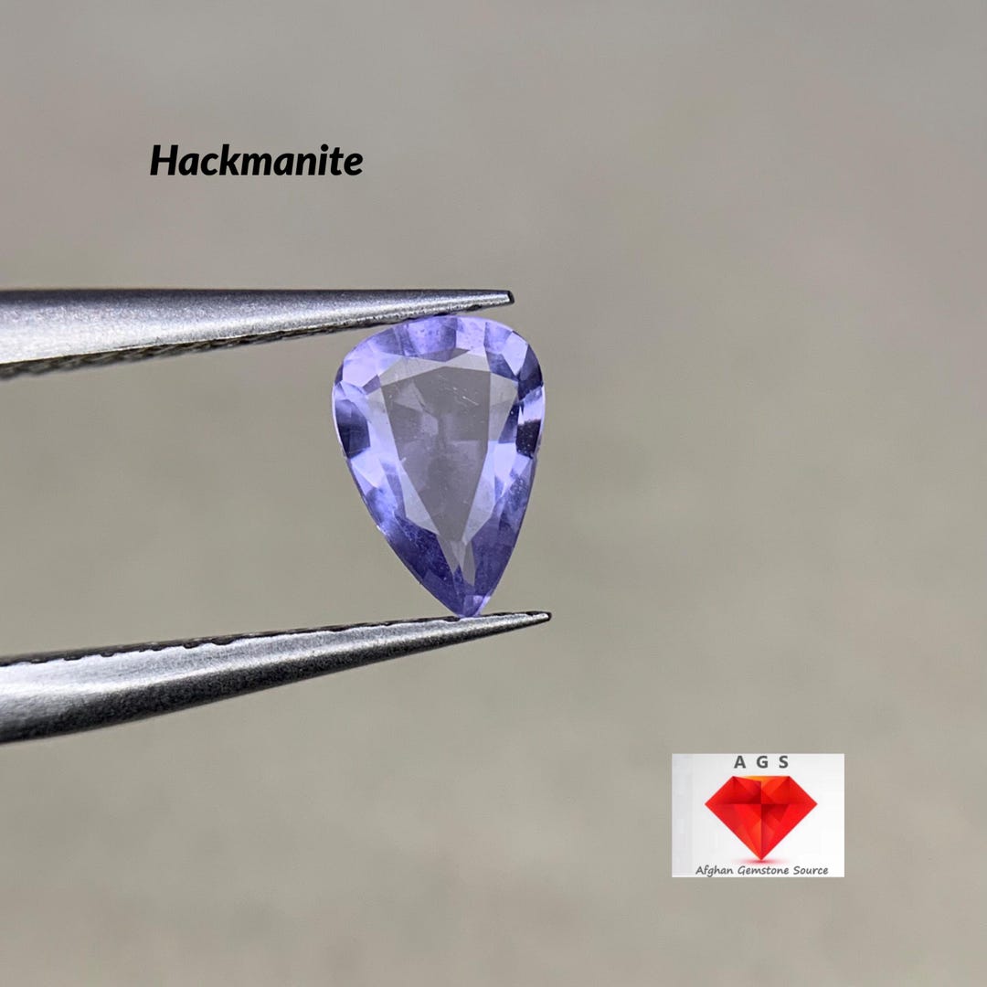 Rare 0.380 Ct Hackmanite With Strong Tenebrescent Color Change and ...