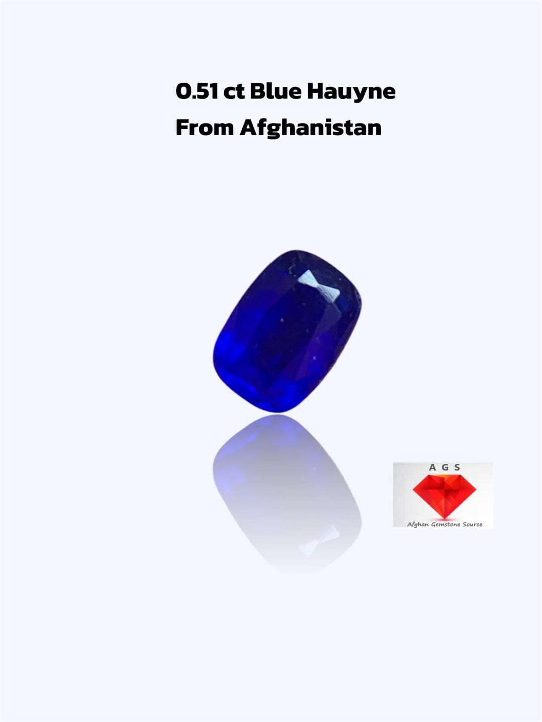 Afghan Blue Hauyne Gemstone – Rare 0.51 Carat Collector's Stone - Etsy