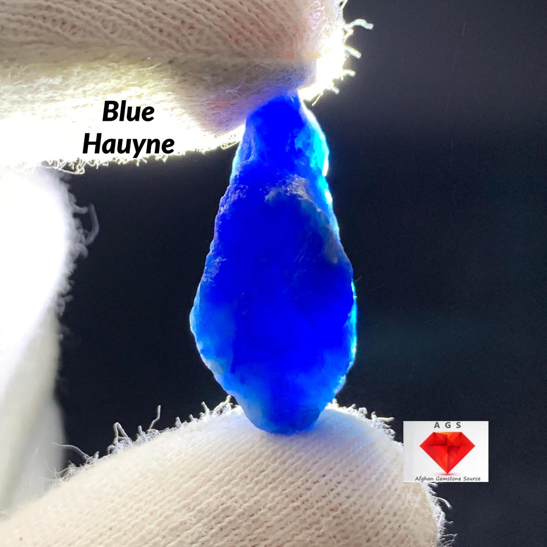 Most Rare 19.40 Ct Blue Hauyne Specimen From Badakhshan, Afghanistan - Etsy