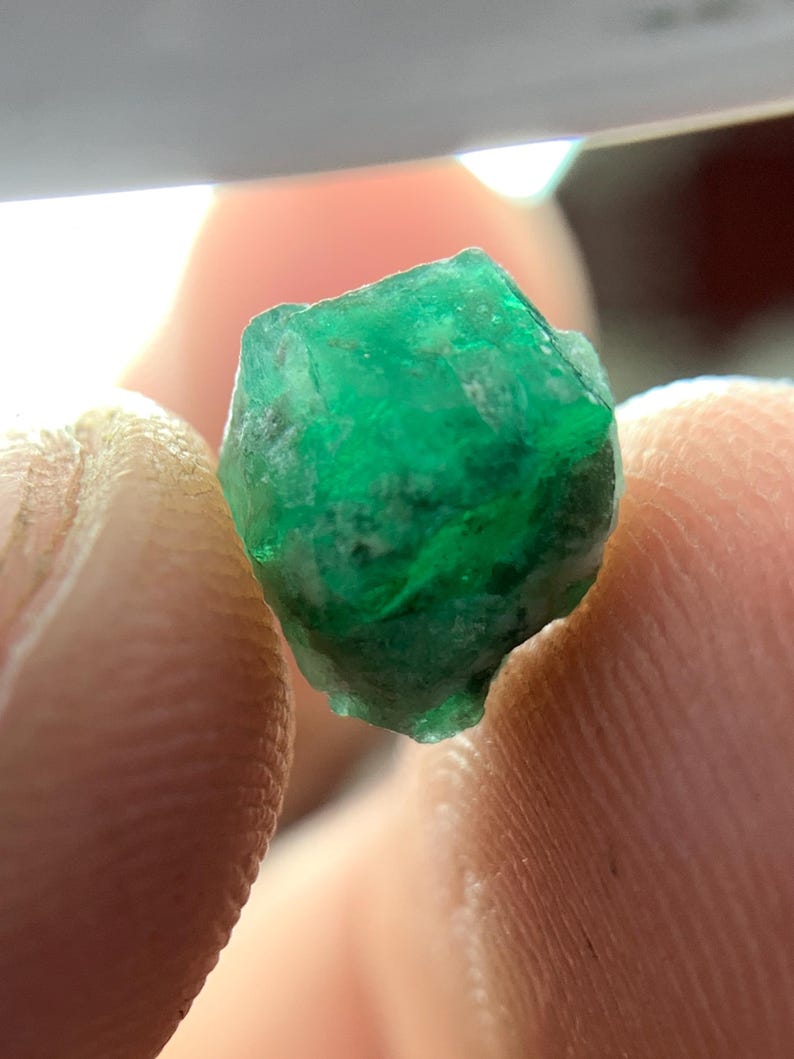 2.68ct Swat Emerald Crystal – A Compact Gem of Nature - Etsy