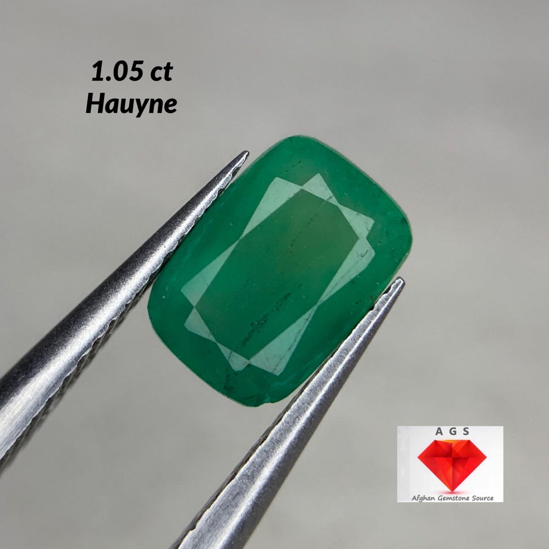Most Rare 1.05 Ct Green Hauyne From Badakhshan, Afghanistan - Etsy