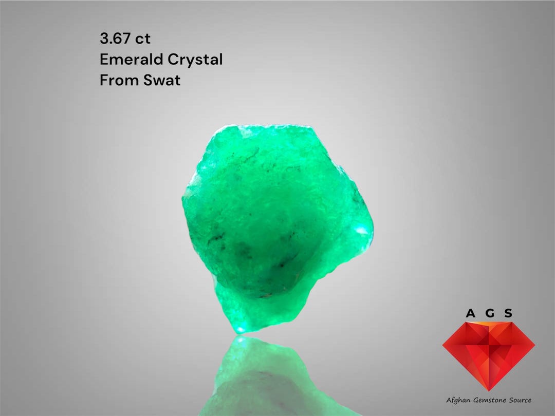 A Compact 3.67 ct Emerald Crystal From Swat Valley - Etsy