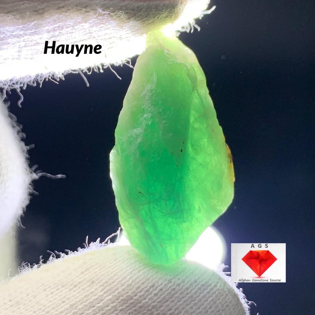 Most Rare 33 Ct Green Hauyne Specimen From Badakhshan, Afghanistan - Etsy
