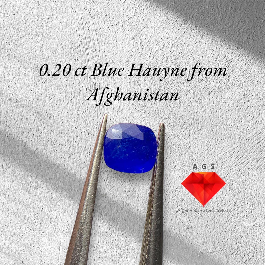 0.20ct Rare Blue Hauyne From Afghanistan – Ethereal Beauty - Etsy