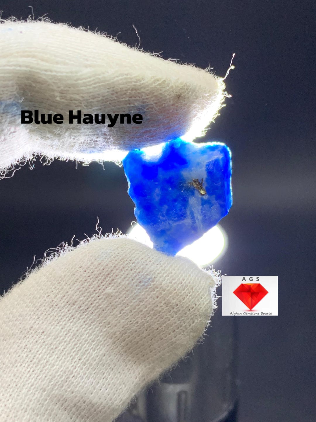 13.30 Ct Most Rare Blue Hauyne Specimen Combined With Pyrite From ...