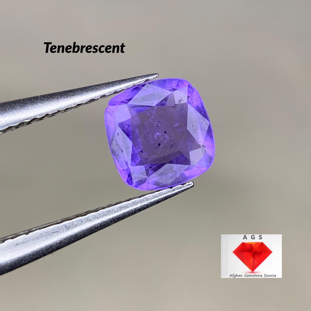 Rare 0.54 Ct Hackmanite With Strong Tenebrescent Color Change and ...