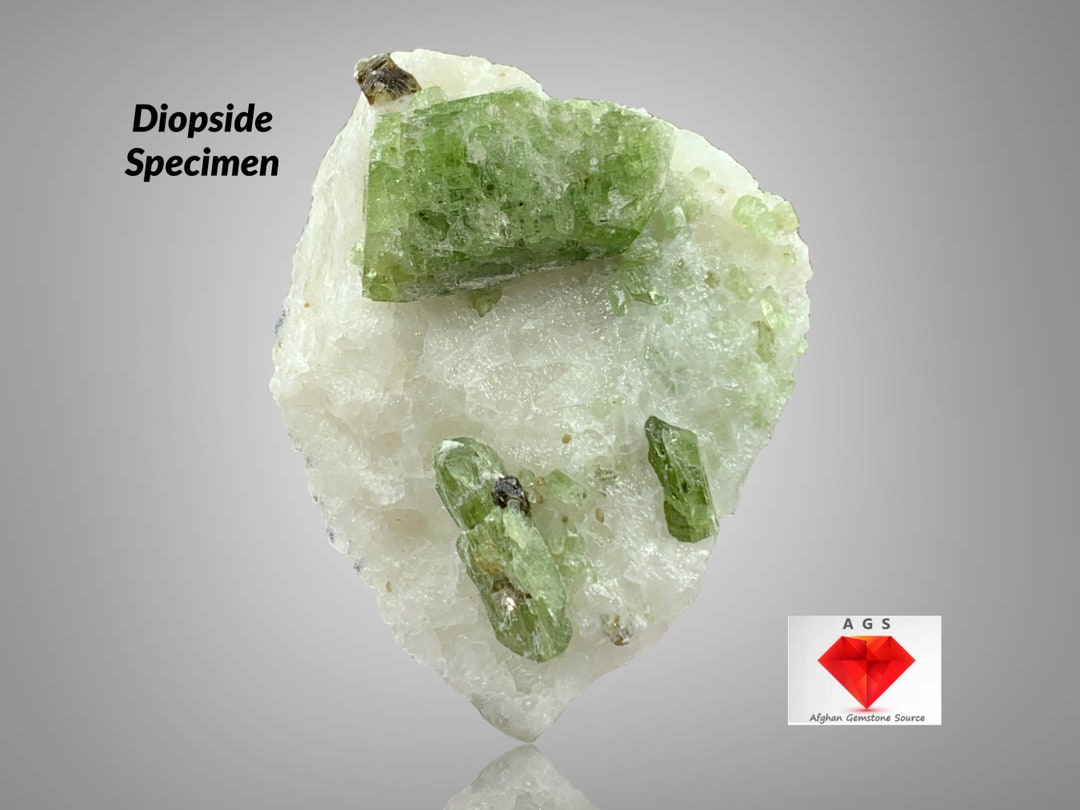 450 Ct Diopside Specimen From Badakhshan, Afghanistan - Etsy