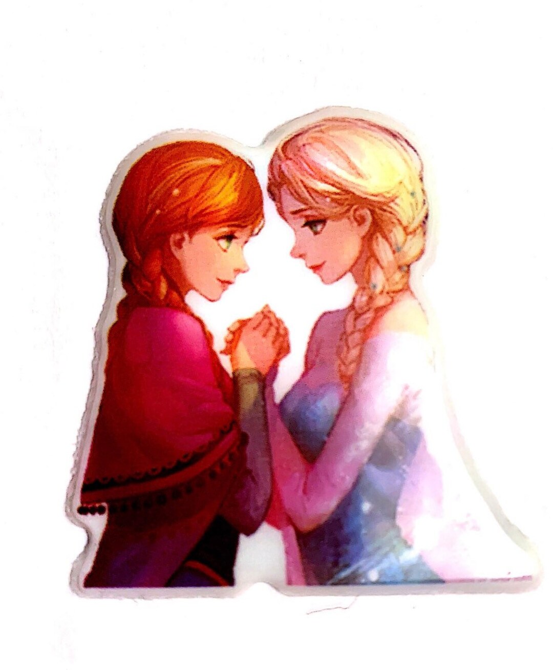 Elsa and Anna Character Stickers, Waterproof, Strong Hold,laptop ...