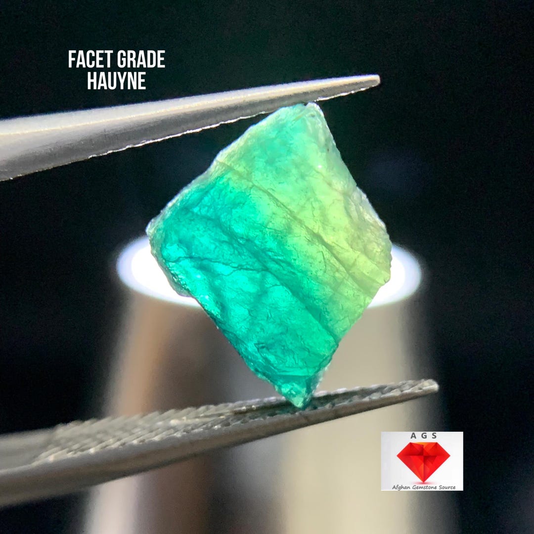 1.55 Ct Facet Grade Rough Hauyne From Badakhshan, Afghanistan - Etsy