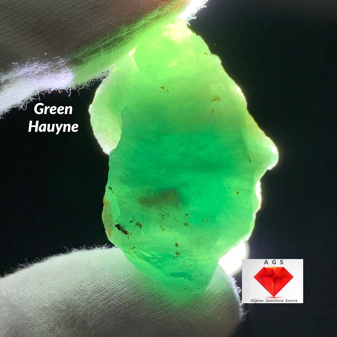 Most Rare 101 Ct Rough Green Hauyne From Badakhshan, Afghanistan - Etsy