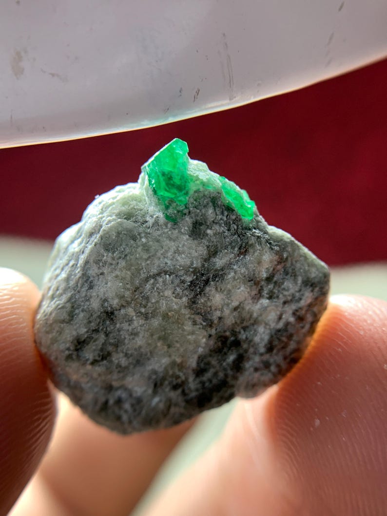 21.00 Ct Swat Emerald Crystal | Natural Green Emerald Specimen | Raw ...