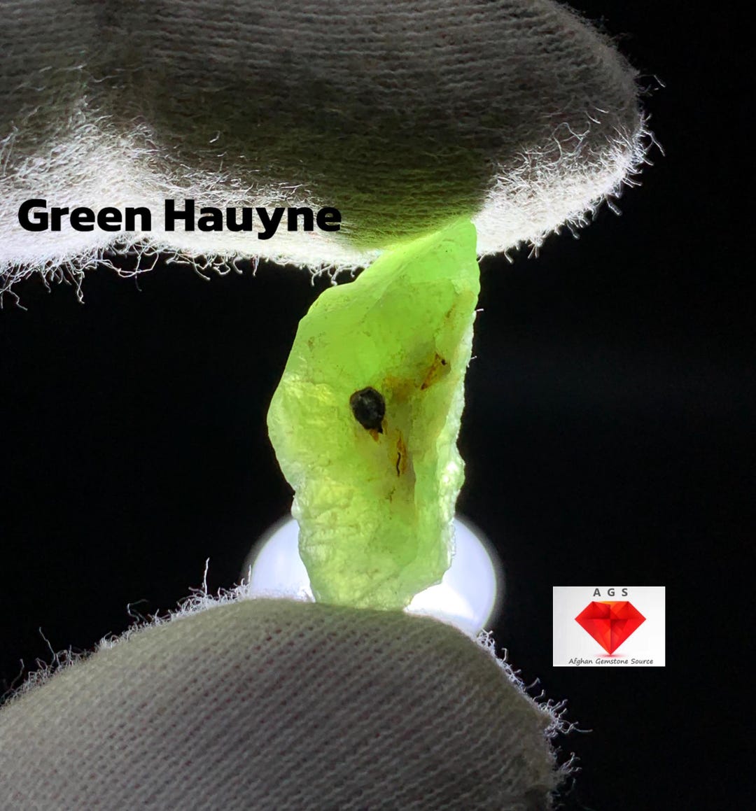 Most Rare 12 Ct Green Hauyne Specimen From Badakhshan, Afghanistan - Etsy