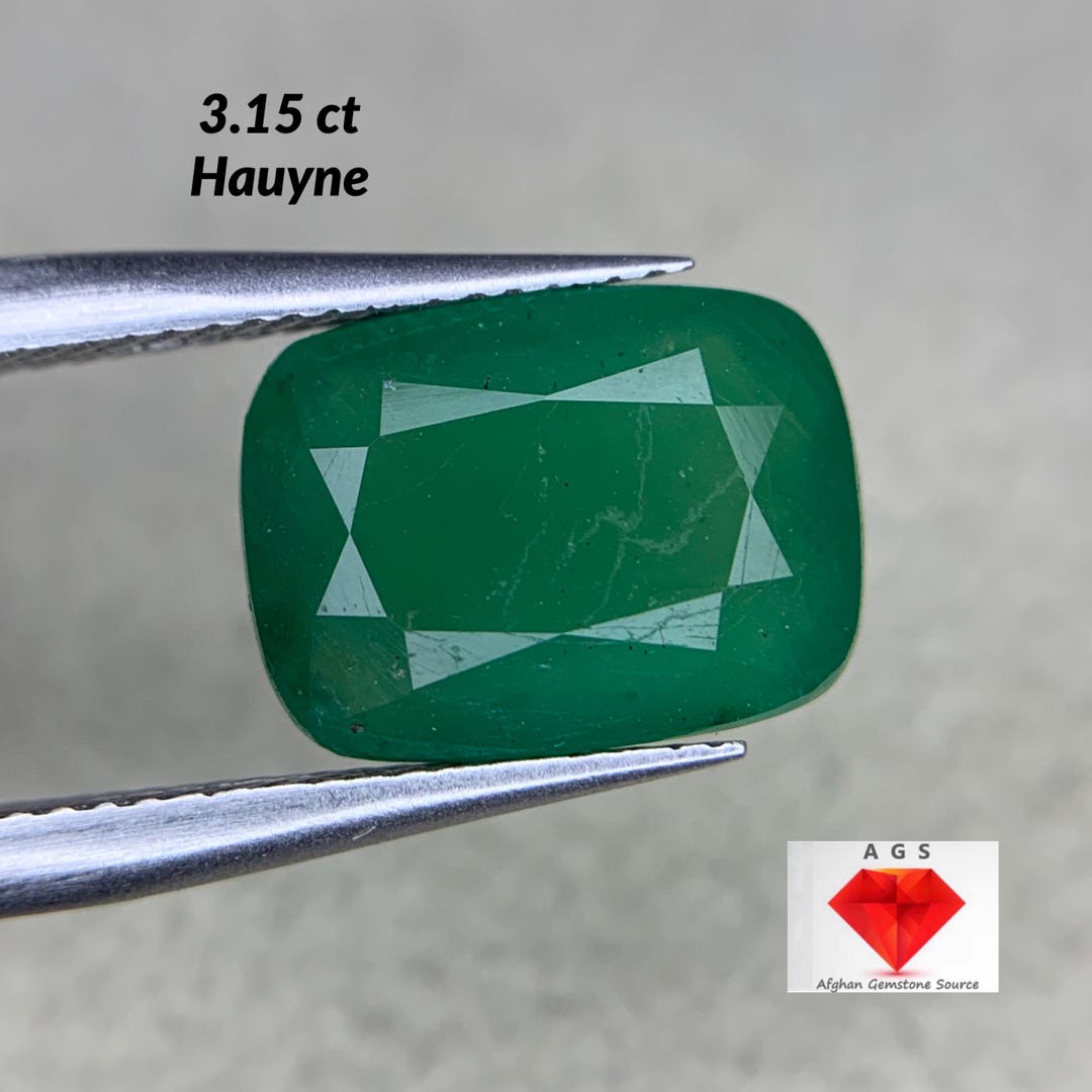 Most Rare 3.15 Ct Green Hauyne From Badakhshan, Afghanistan - Etsy