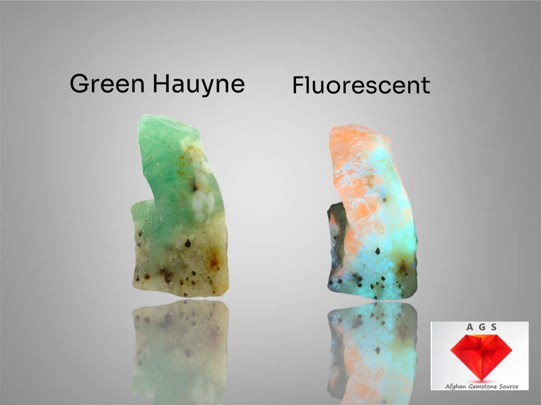 Most Rare 24 Ct Green Hauyne Specimen From Badakhshan, Afghanistan - Etsy
