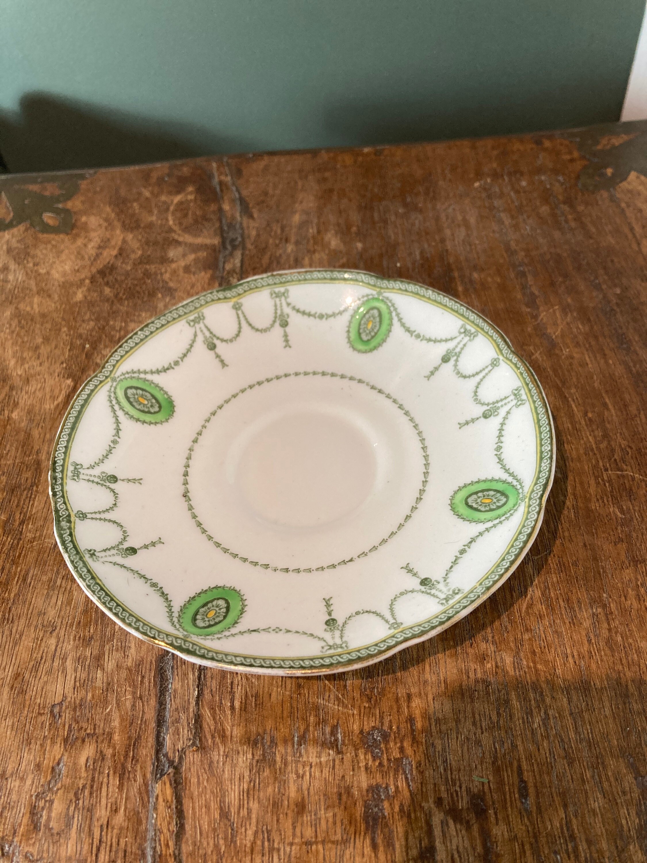 Royal Doulton Countess Green Tea Cup Saucer With a Gold Trim - Etsy