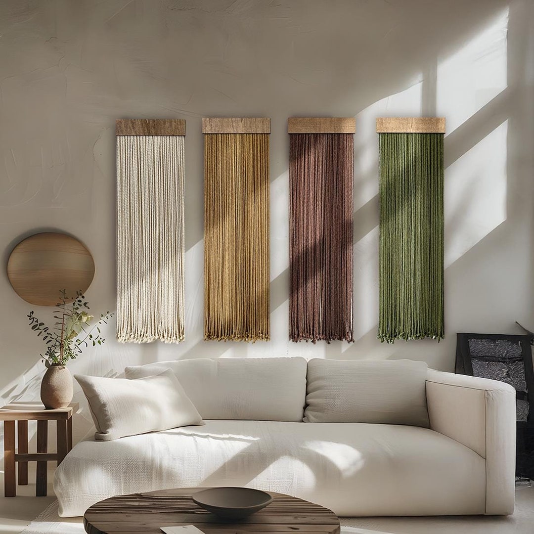 Fiber Art Acoustic Panel Set: Sound Absorbing Wall Decor - Etsy