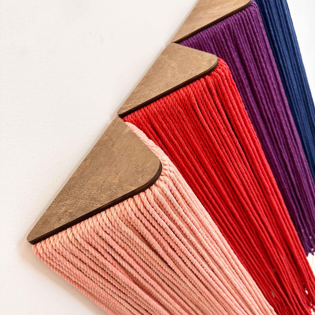 Sound Absorbing Fiber Art: Boho Acoustic Wall Decor (set of Four) - Etsy