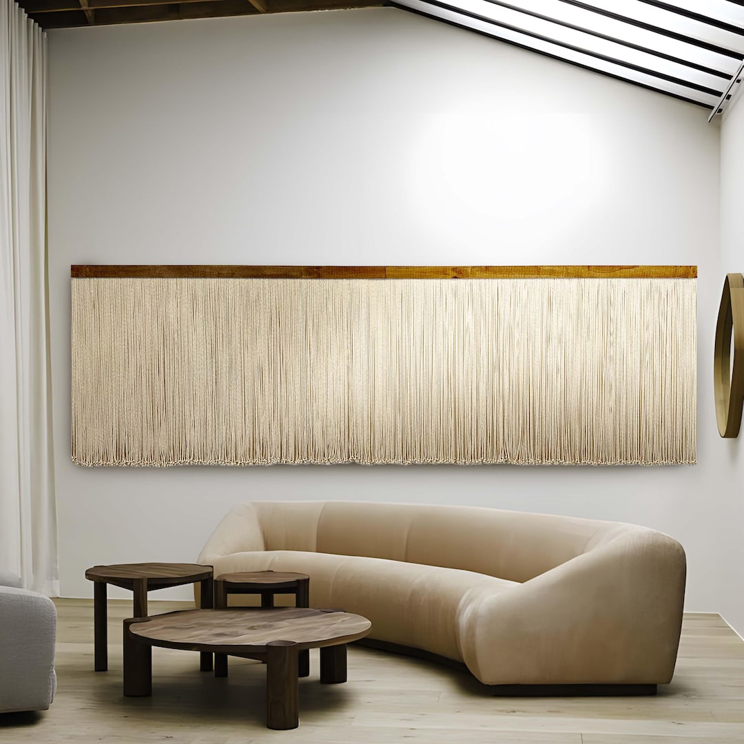 141.7-44 Inches, Tapestry, Color Blocked Art, Abstract Art, Fiber Ar ...