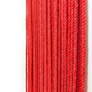 Red Rope Wall Hanging, Macrame Wall Art, Fiber Art Decor, Handmade Wall ...