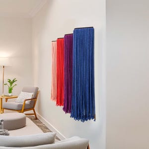 Sound Absorbing Fiber Art: Boho Acoustic Wall Decor (set of Four) - Etsy