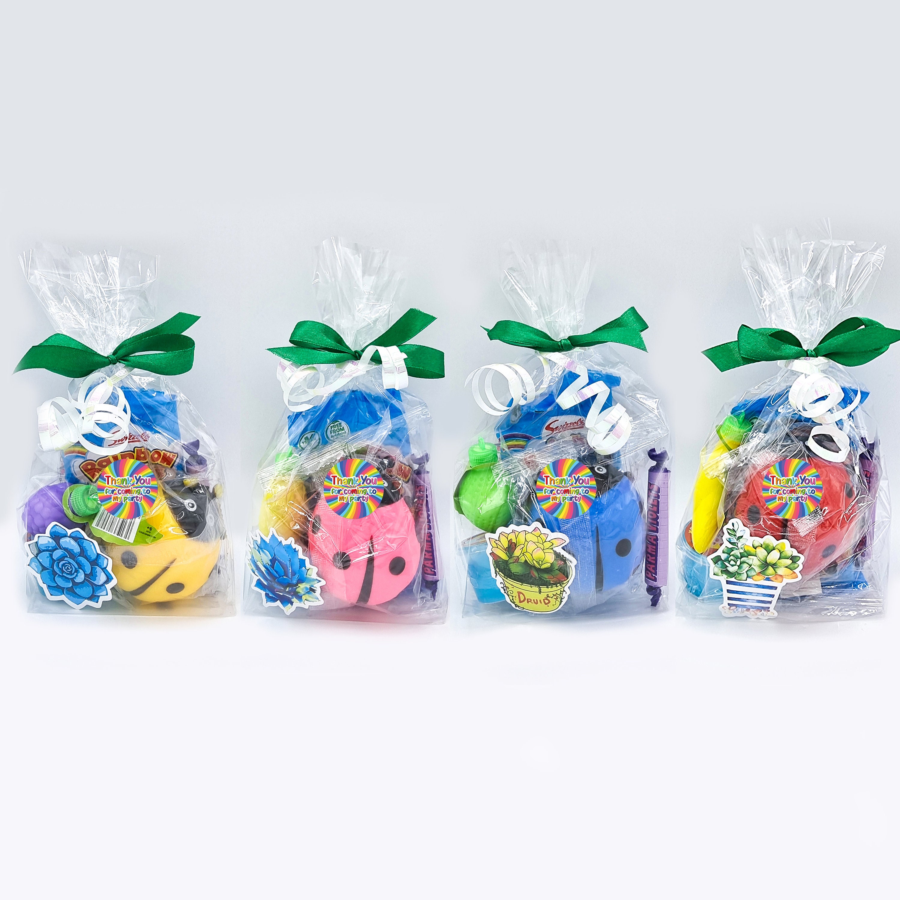 Girls Pre Filled Ladybird Birthday Party Goody Bags, Favours With Toys ...
