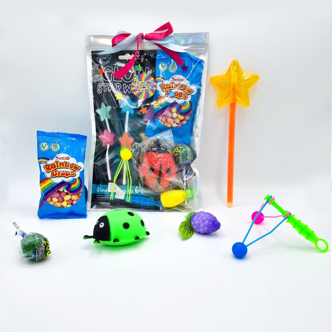 Pre Filled Birthday Party Goody Bags Girls With Sweets and Toys, Party ...