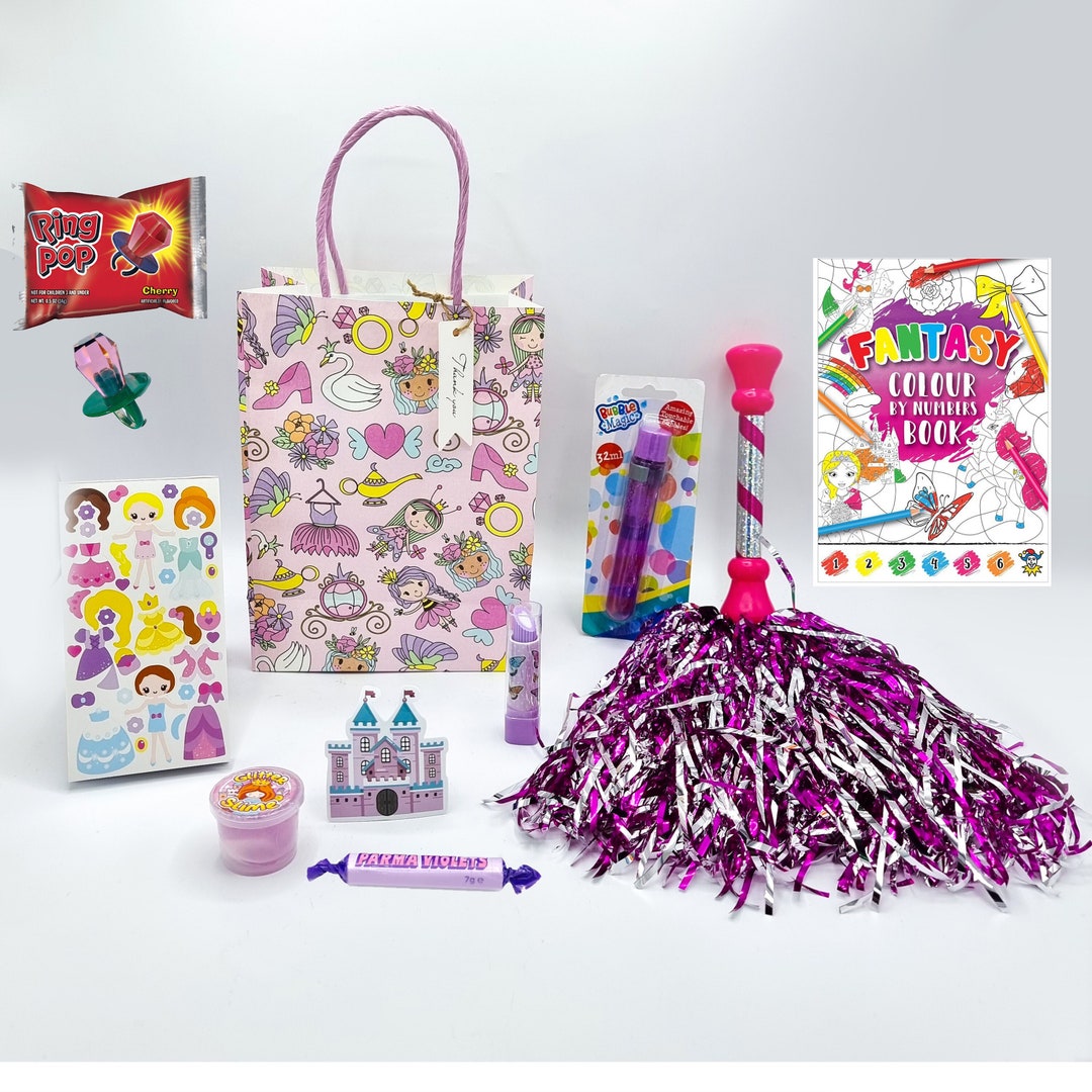 Pre Filled Princess Goody Bags for Girl With Toys and Sweet, Party ...