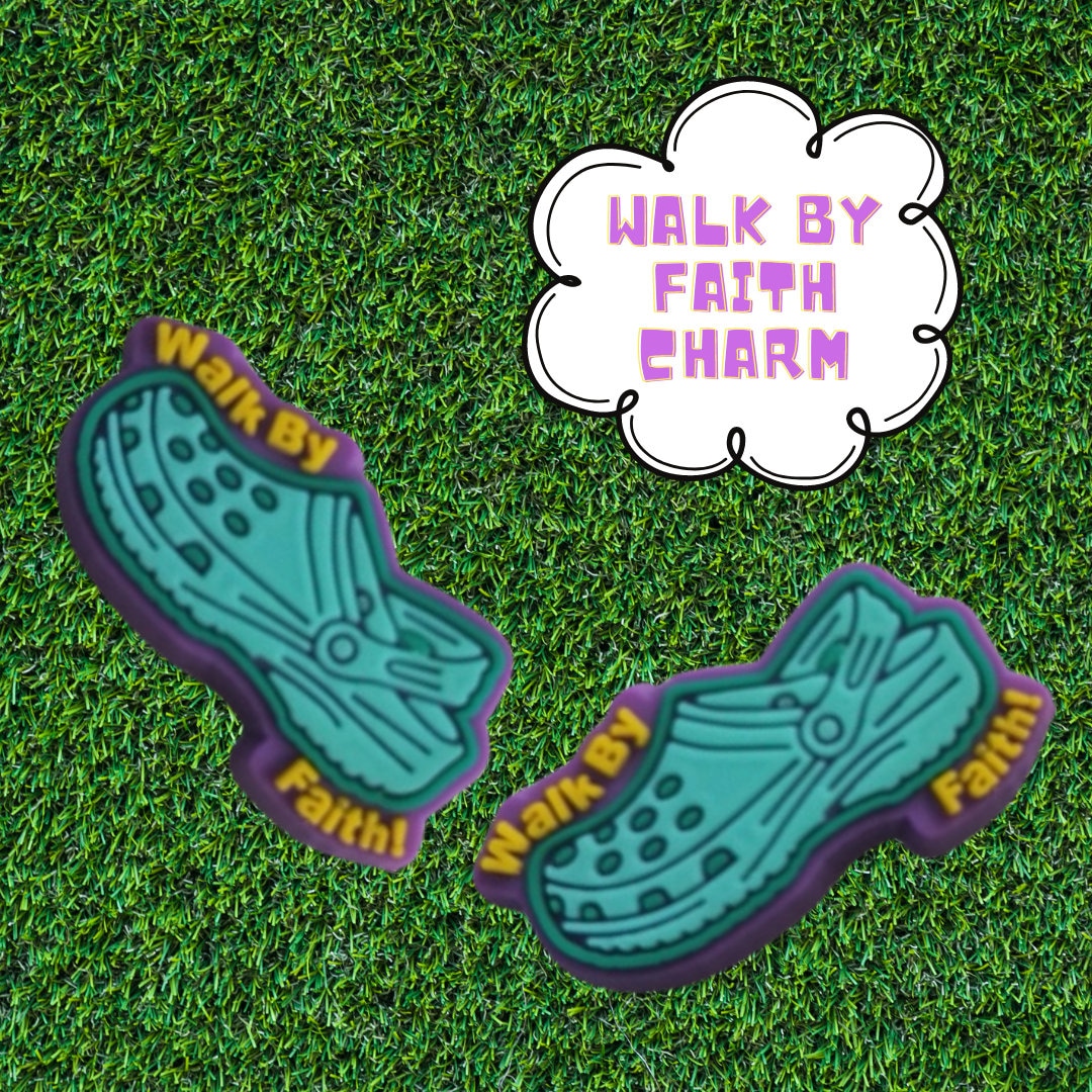2 TWO Clog Croc Shoe Charms Christian Prayer Influences Everything on ...