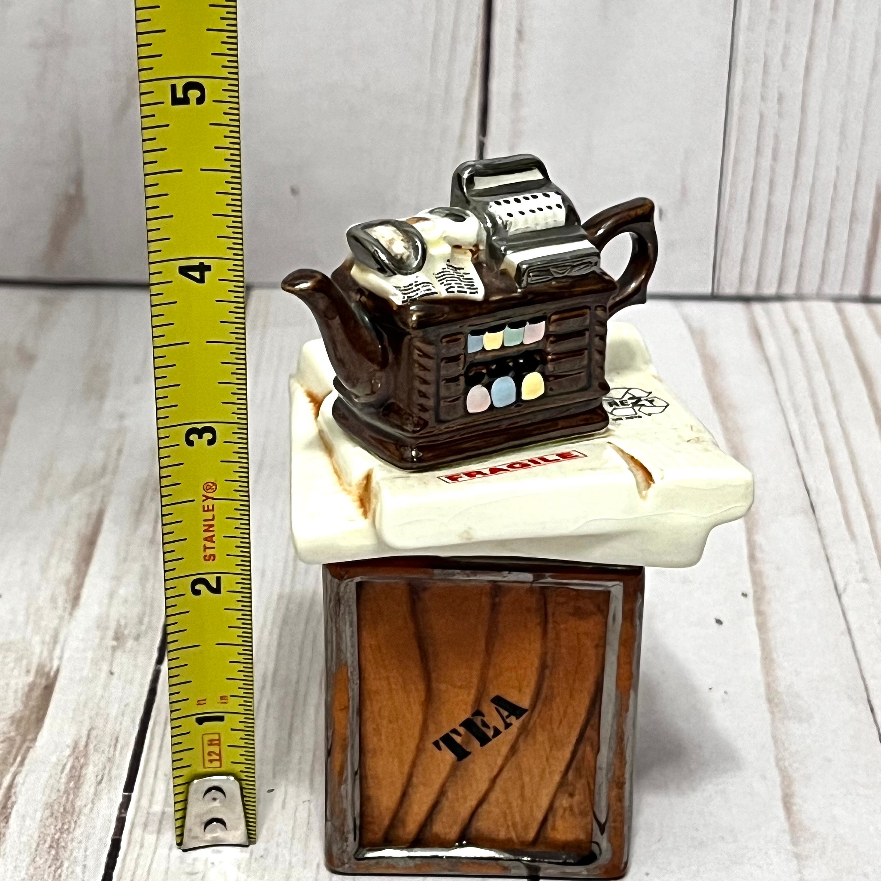Rare Complete! Paul Cardew Designs Miniature Cash Register Teapot Sugar ...