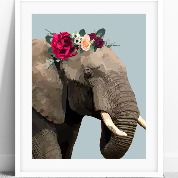 Boho Elephant - Etsy