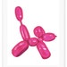 Pink Balloon Animal Wall Art Print, Dog Balloon Animals PRINTABLE, Fun ...