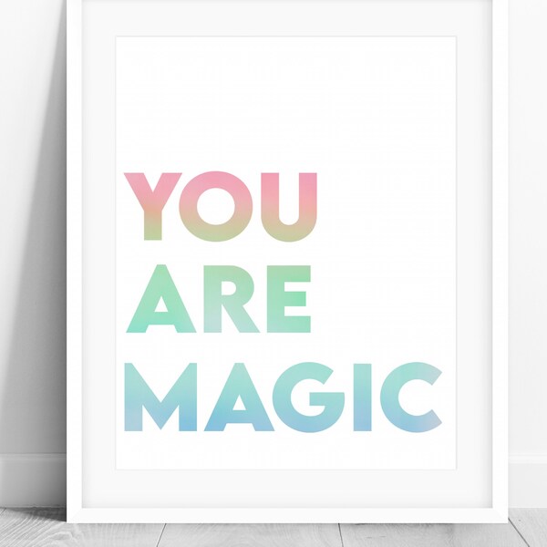 You Are Magic Quote - Etsy