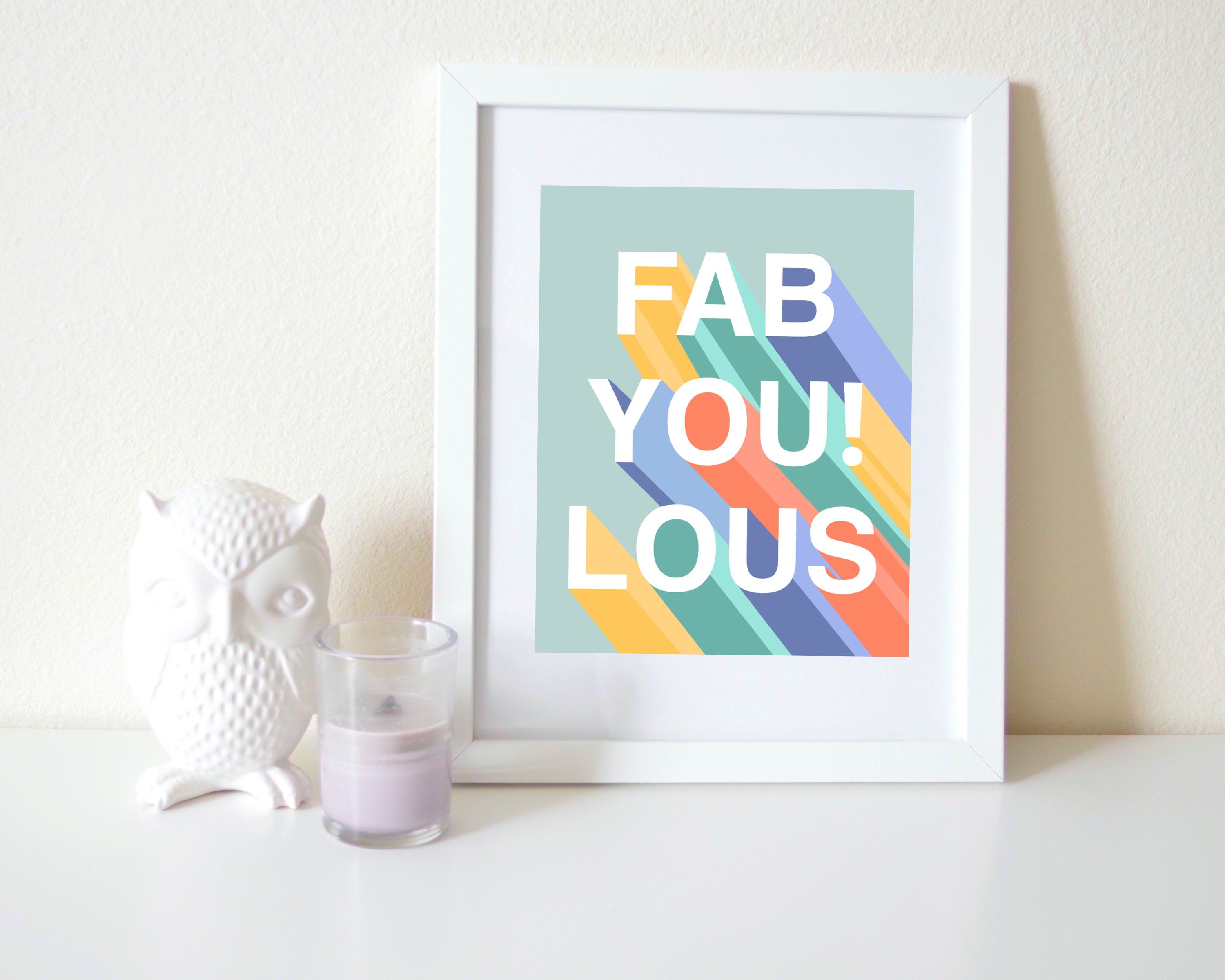 Fabulous Print Fabulous PRINTABLE Wall Art Kids Room Decor - Etsy