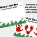 Mother's Day Handprint Kid Craft Mamas Garden Love Grows - Etsy