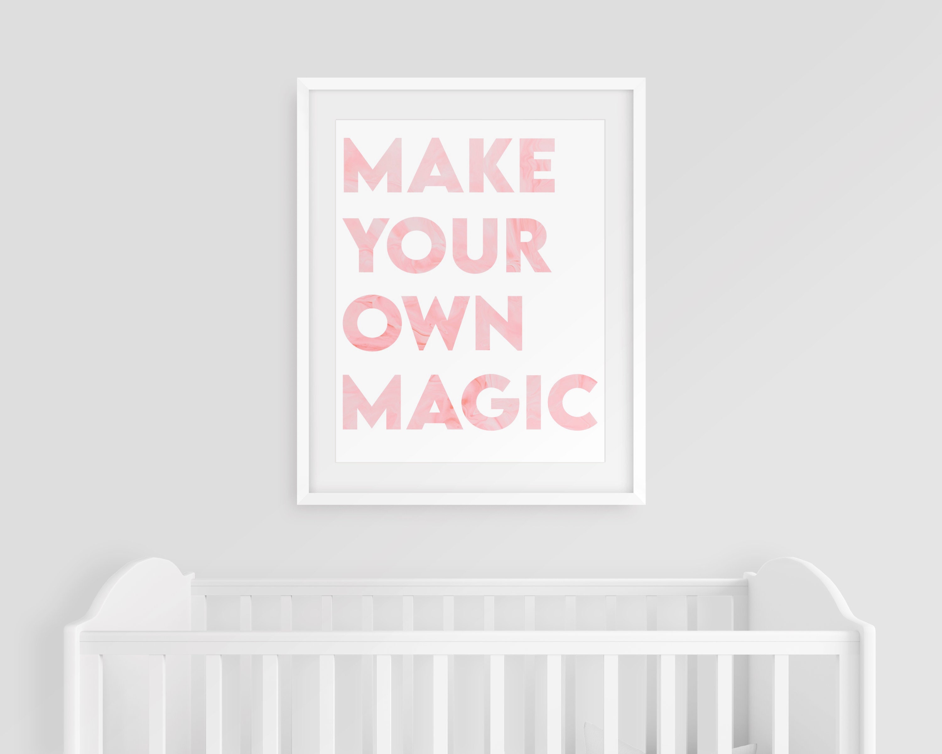 Pink Make Your Own Magic Print Magic PRINTABLE Wall Art - Etsy