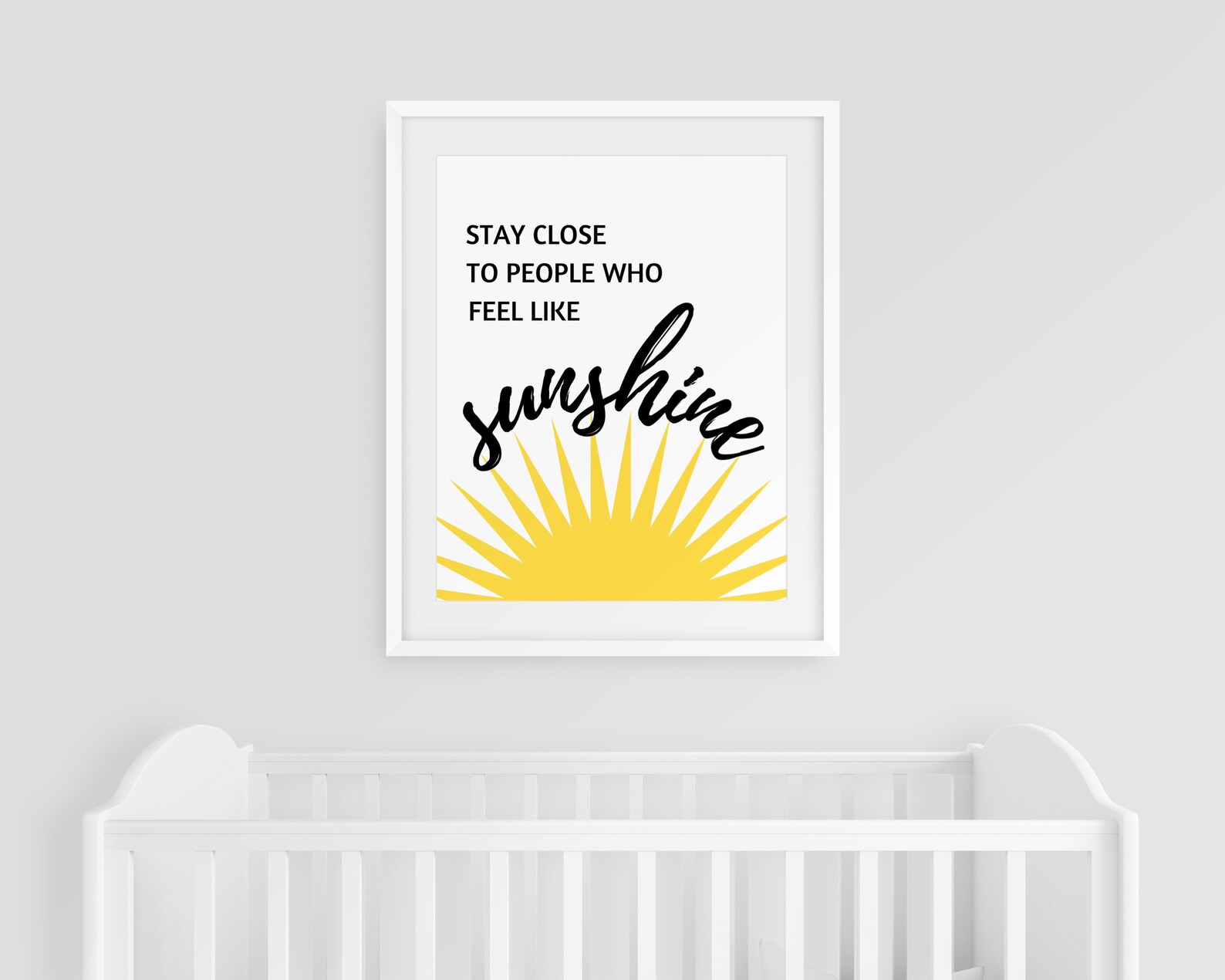Sunshine Quote Print Positive Quotes About Life PRINTABLE - Etsy