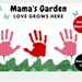 Mother's Day Handprint Kid Craft Mamas Garden Love Grows - Etsy