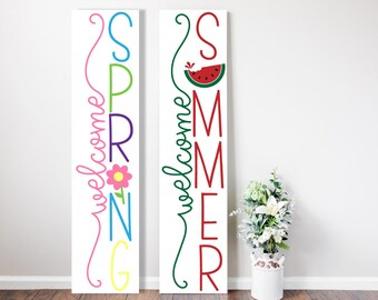 Spring Porch Sign - Etsy