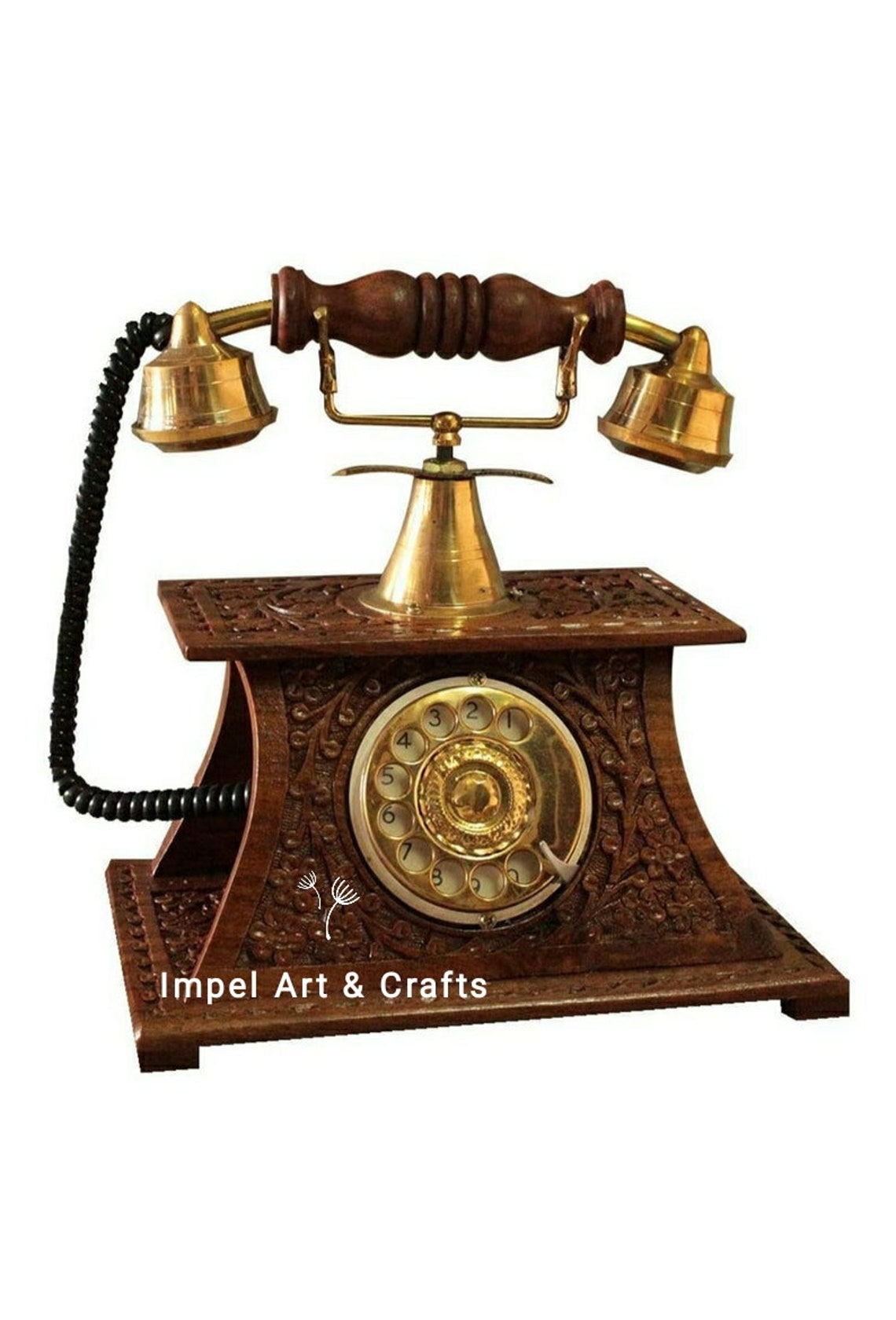 Antique Vintage Design Model Wooden With Pure Brass Working - Etsy