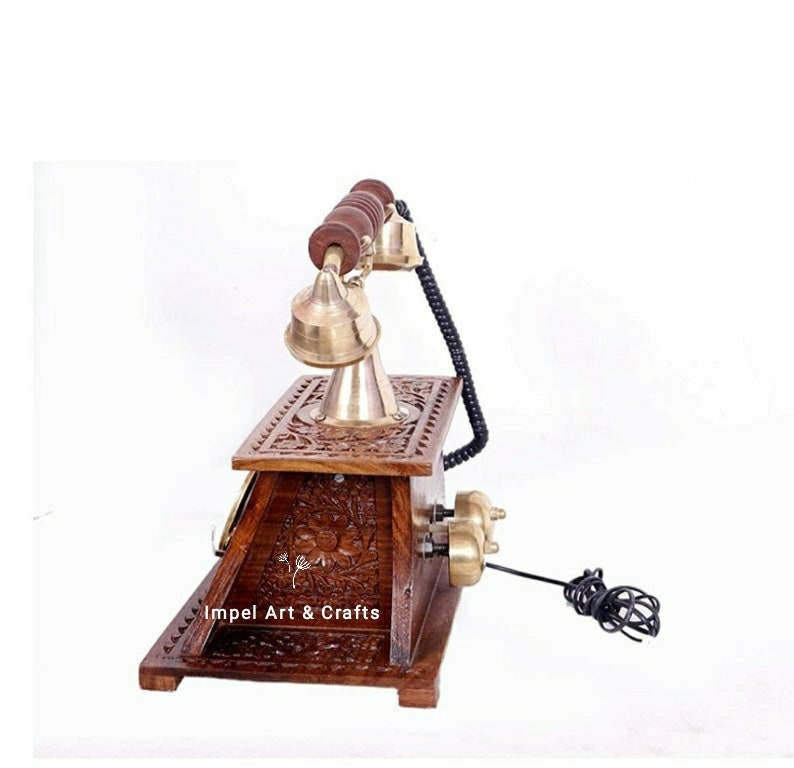 Antique Vintage Design Model Wooden With Pure Brass Working - Etsy