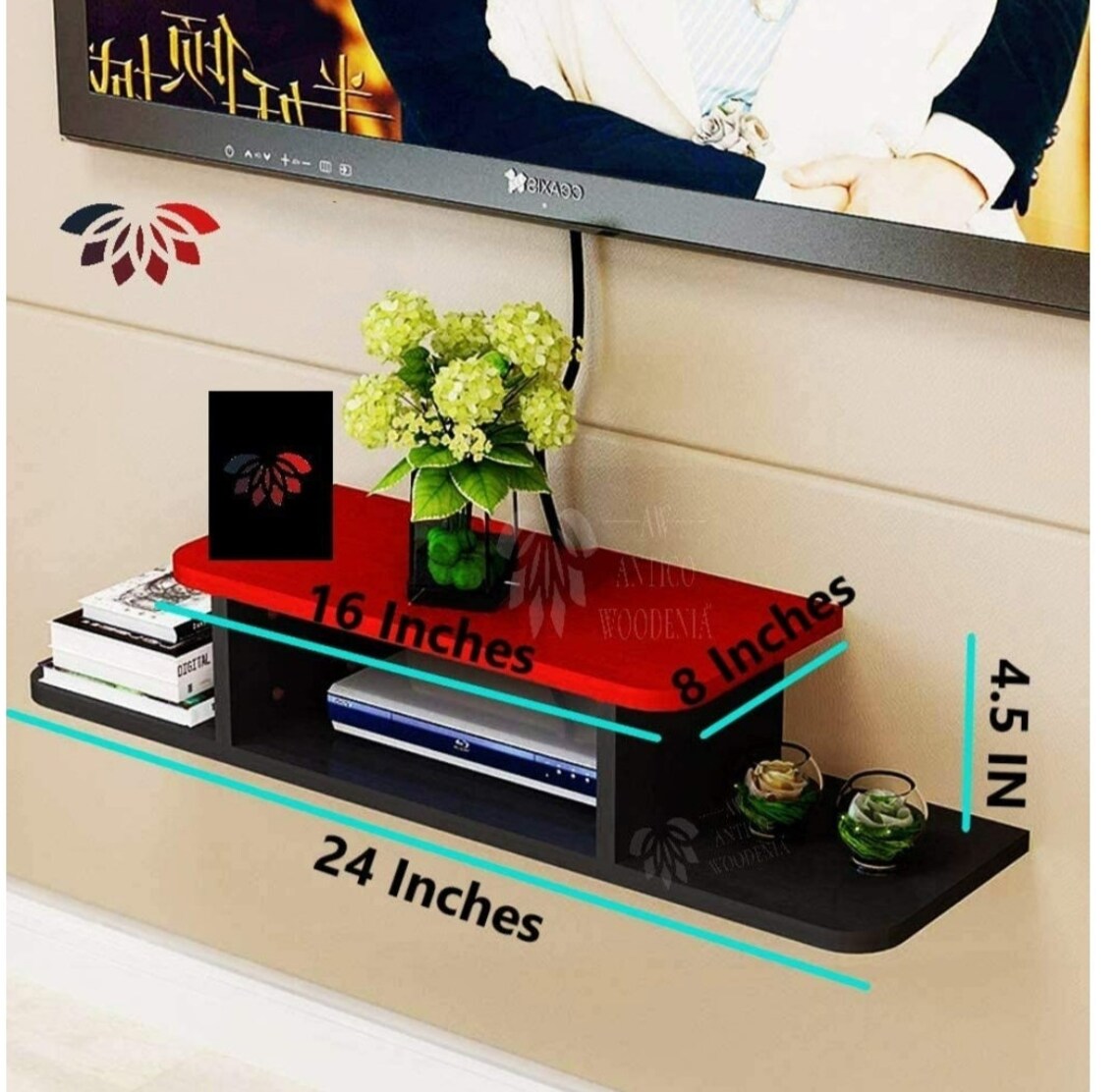 Wall Shelf for Set Top Box/wifi Router/t.v Entertainment Unit | Etsy