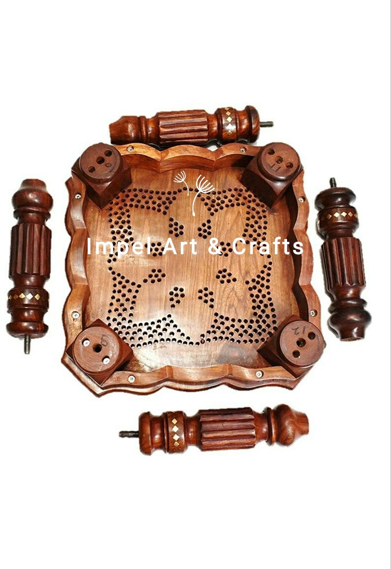 Handmade Wooden Folding Side Table/ Wooden Handwork Side - Etsy